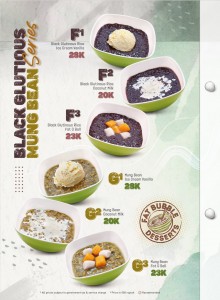 Menu | Fat Bubble